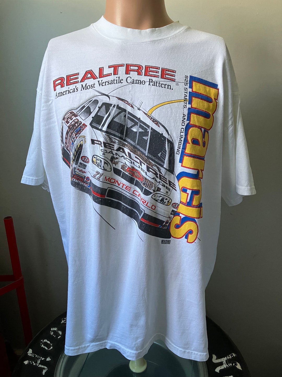 Rare Dave Marcis Realtree Racing T-shirt L 90s - Etsy