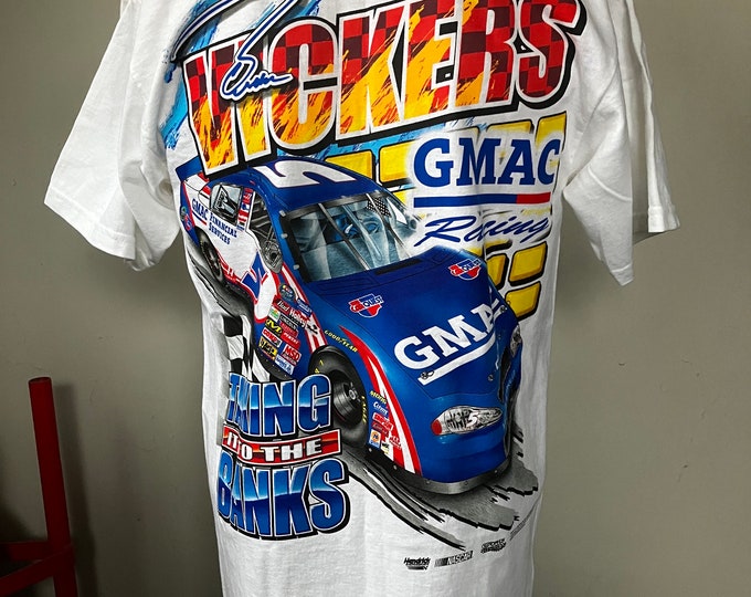 Deadstock Brian Vickers GMAC Chevy T-shirt M 2000s - Etsy