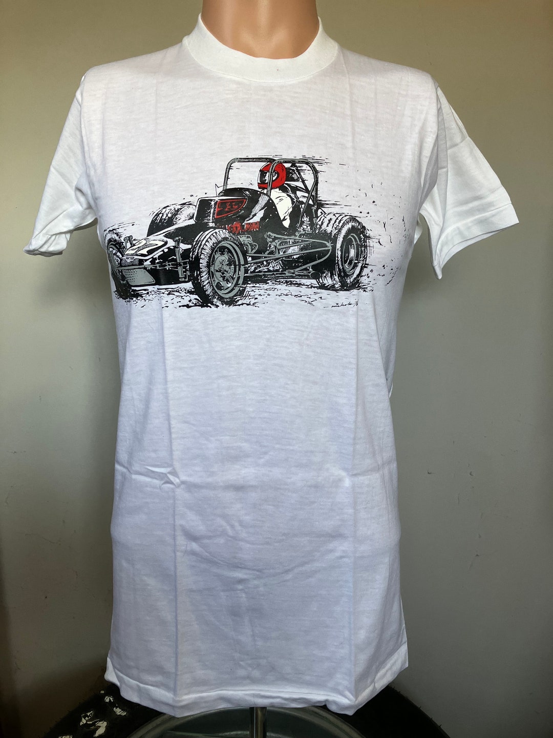 Deadstock Len Faas King O’ Lawn Sprint Car T-shirt M 70’s - Etsy