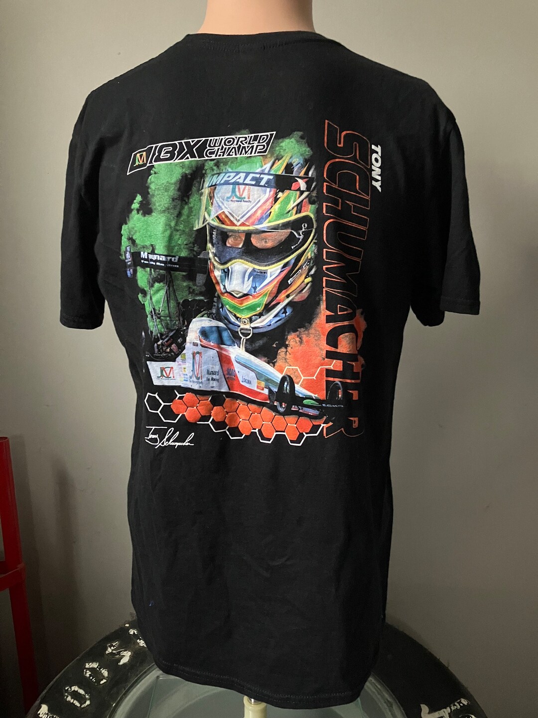 Tony Schumacher 8x Top Fuel Champion T-shirt M 2000s - Etsy