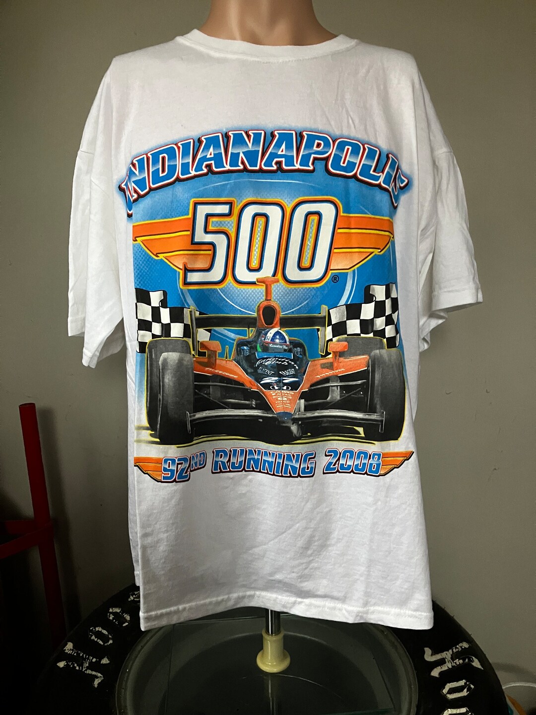 Deadstock 2008 Indianapolis 500 Dario Franchitti Past Winners T-shirt ...