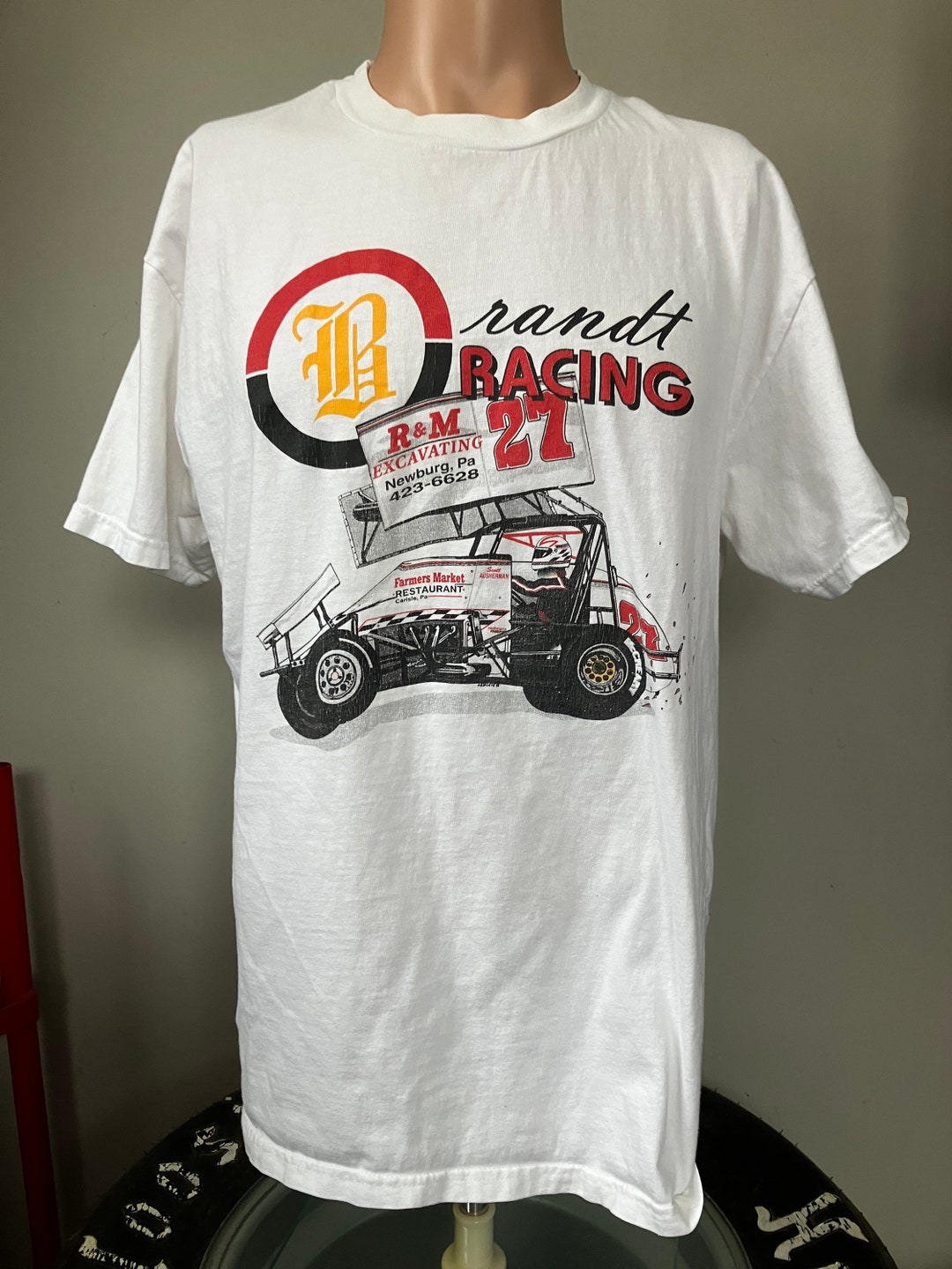 Vintage Brandt Racing PA Sprint Car T-shirt L 90’s - Etsy