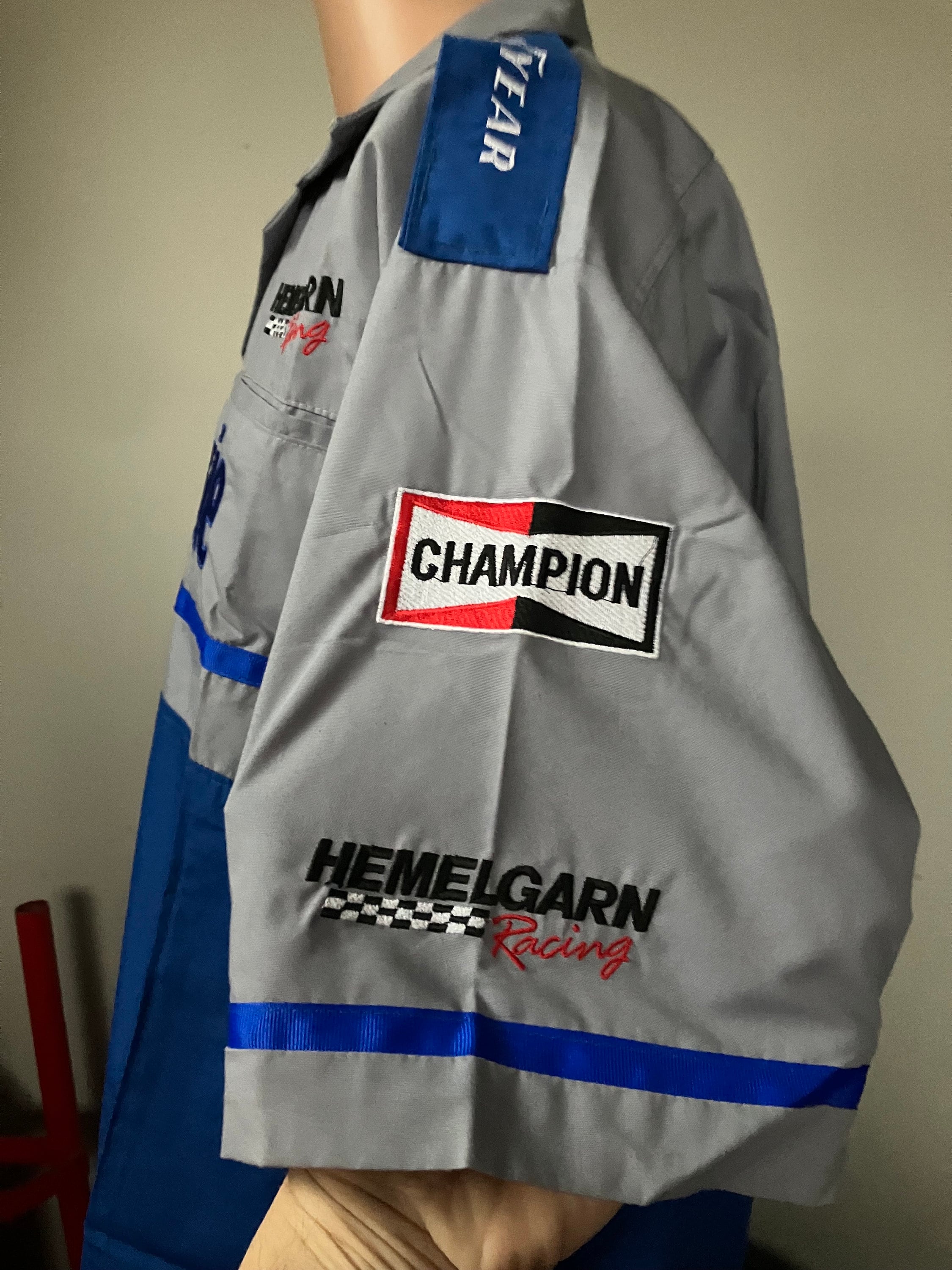 Rare Hemelgarn Racing Scott Goodyear Crew Shirt L 80's - Etsy