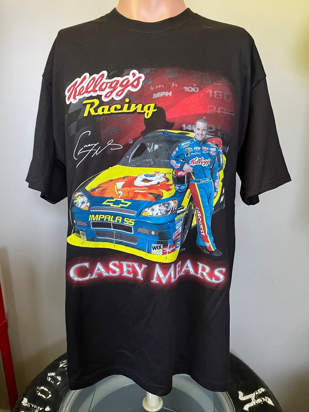 Rare Casey Mears Kellogg’s Chevy T-shirt L 2000s - Etsy