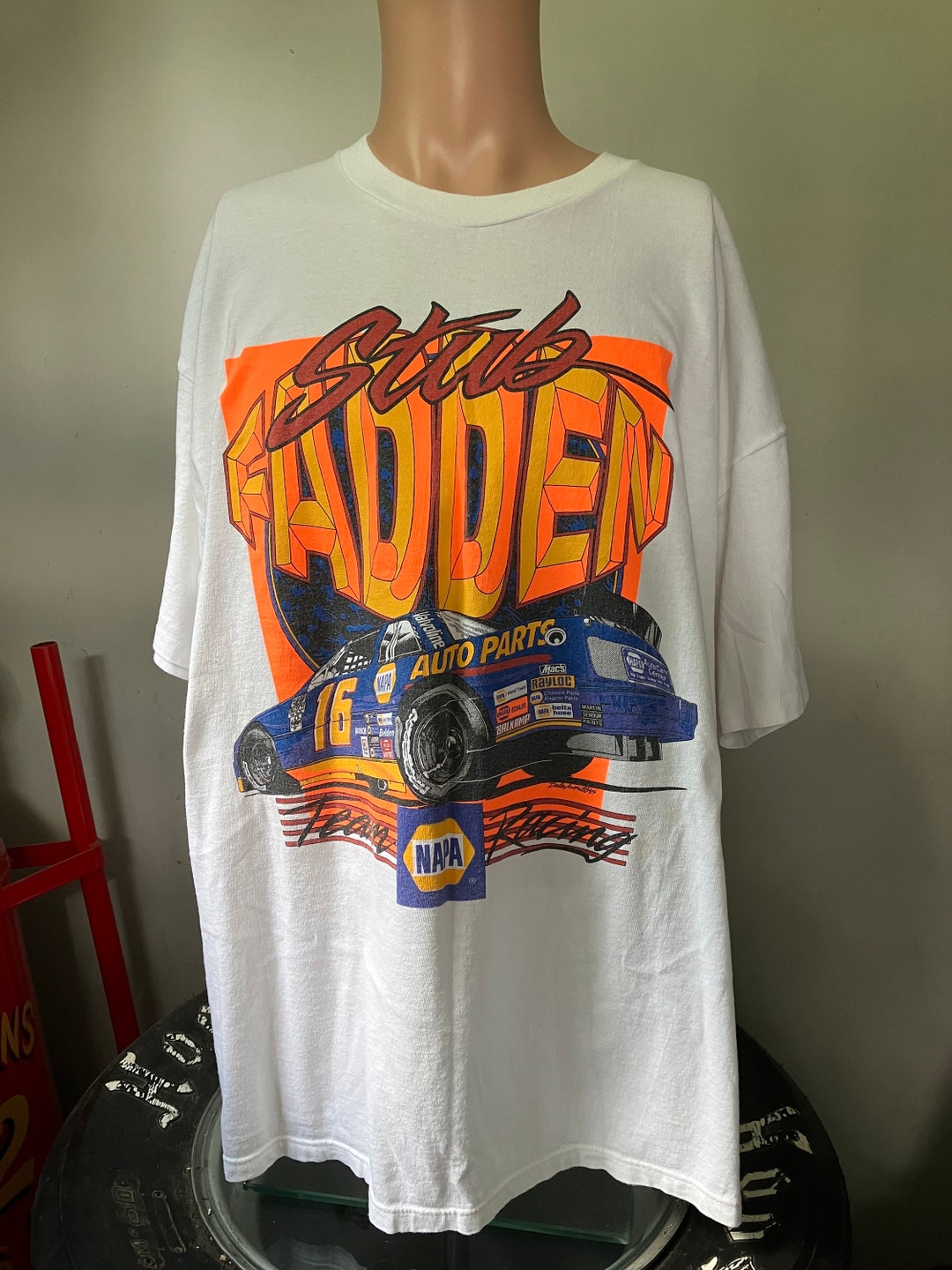 Rare Stub Fadden Team Napa T-shirt XXL 90s - Etsy