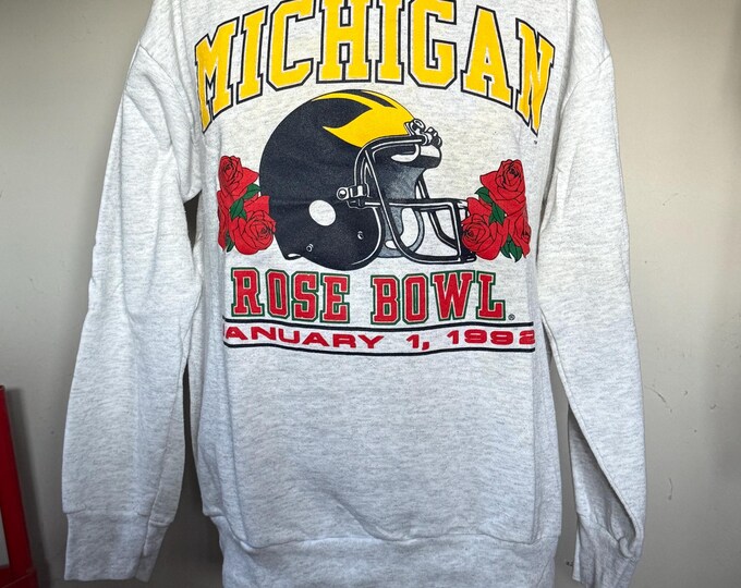 Vintage Michigan Rose Bowl 1993 Crewneck Sweatshirt XL 90’s - Etsy