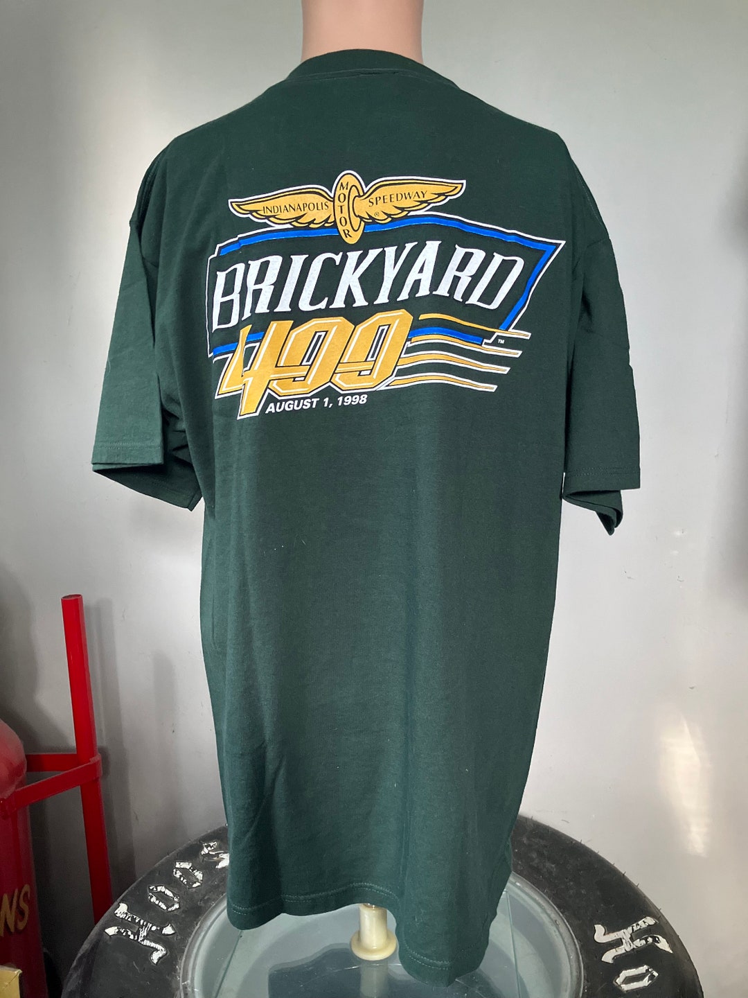 Vintage 1998 Brickyard 400 Logo T-shirt XL 90’s - Etsy