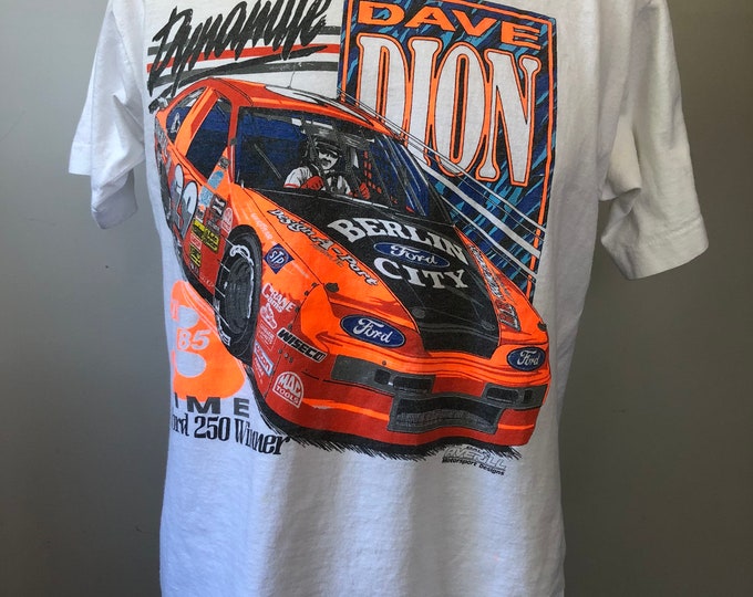 Rare Dynamite Dave Dion 3 Time Oxford 250 Winner T-shirt M 90’s - Etsy