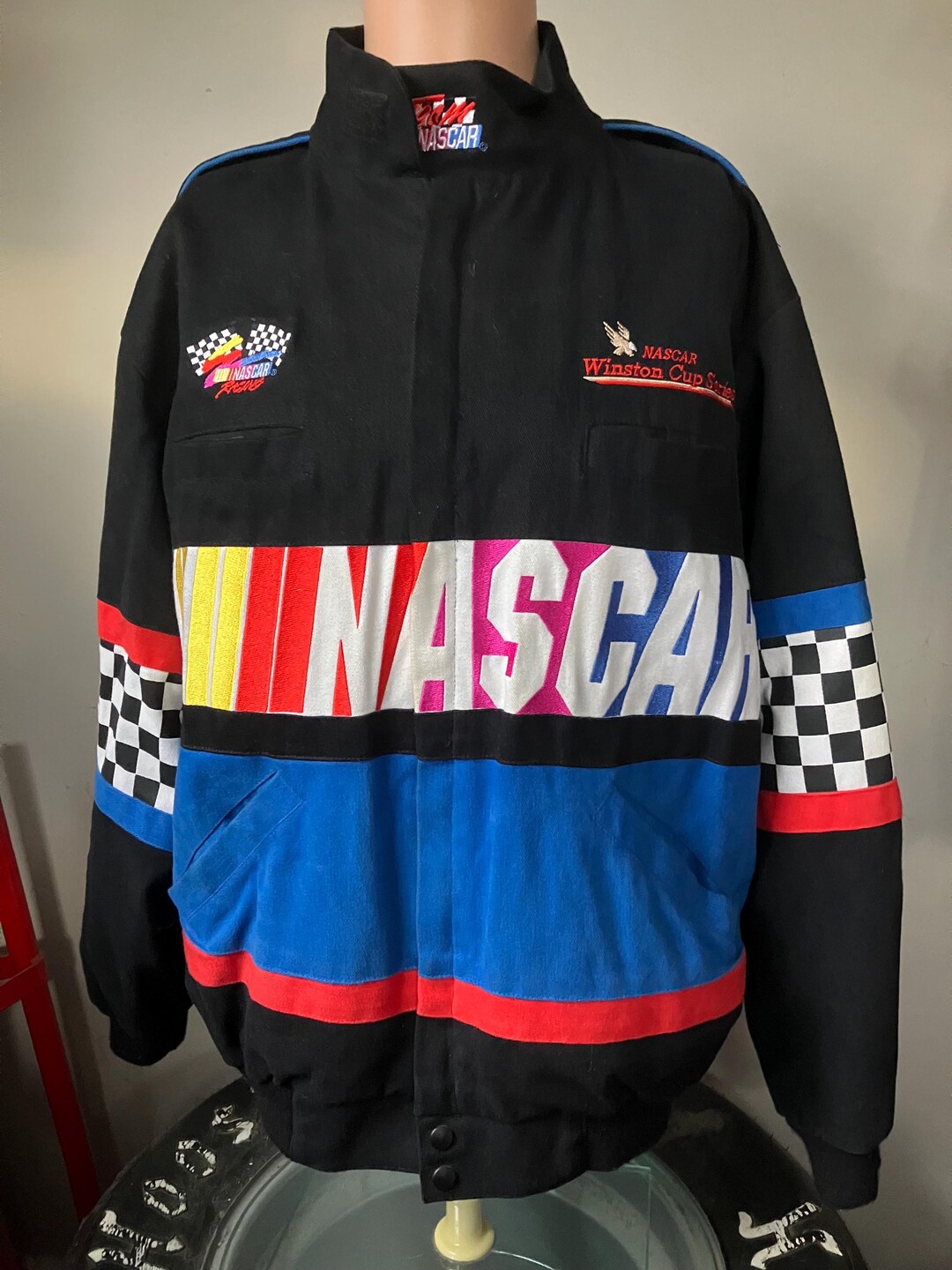 Rare NASCAR Logo Drivers Suit Jacket L 90’s - Etsy