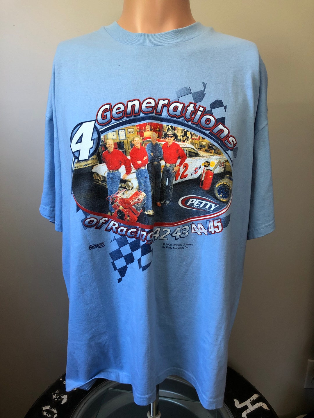 Vintage 4 Generations of Petty Racing T-shirt XL 2000 - Etsy