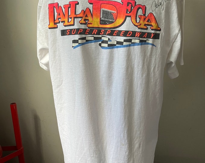 Vintage Talladega Superspeedway Logo T-shirt L 90’s - Etsy