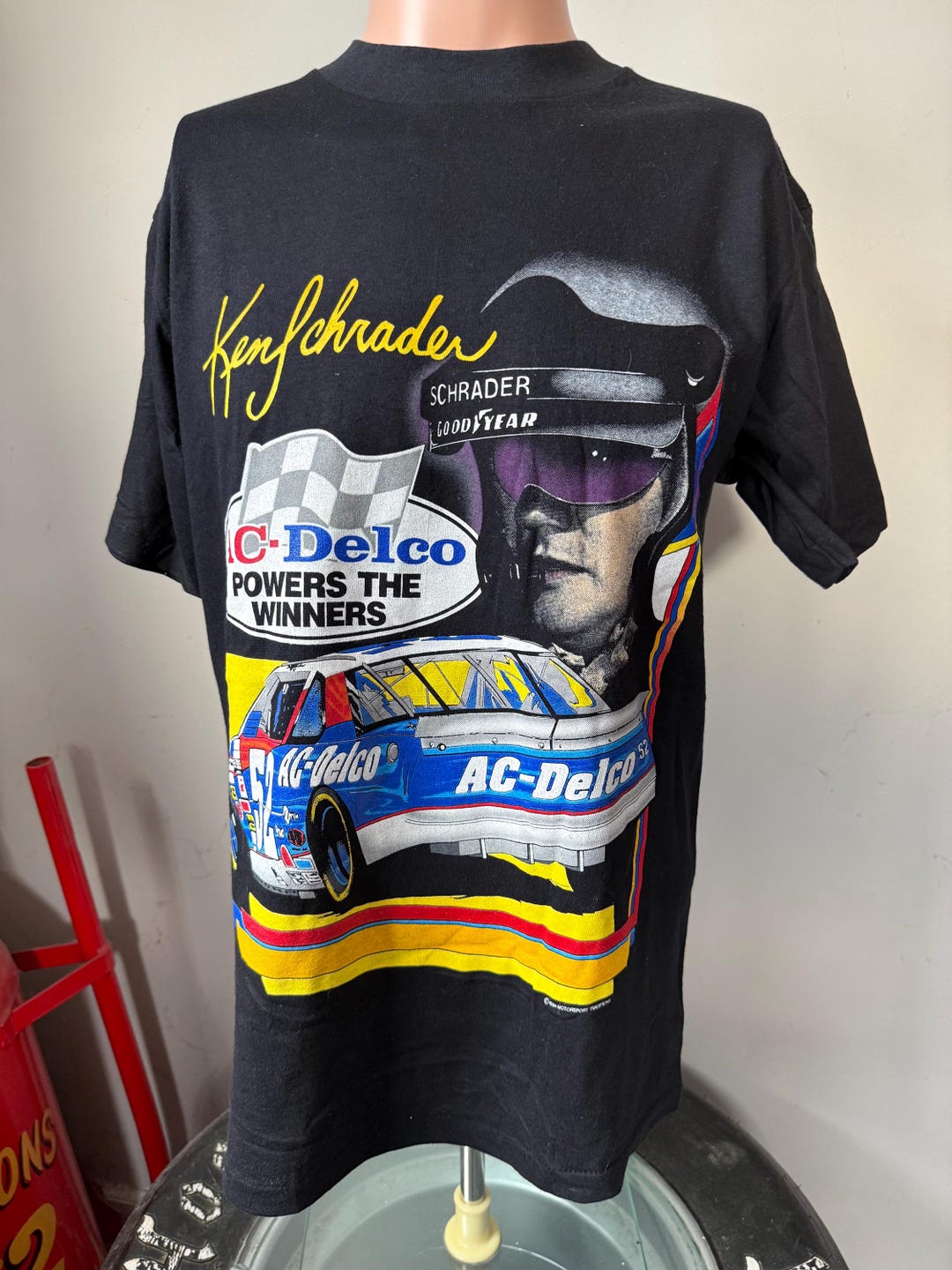 Vintage Ken Schrader AC Delco Chevy Busch Series T-shirt M 90’s - Etsy