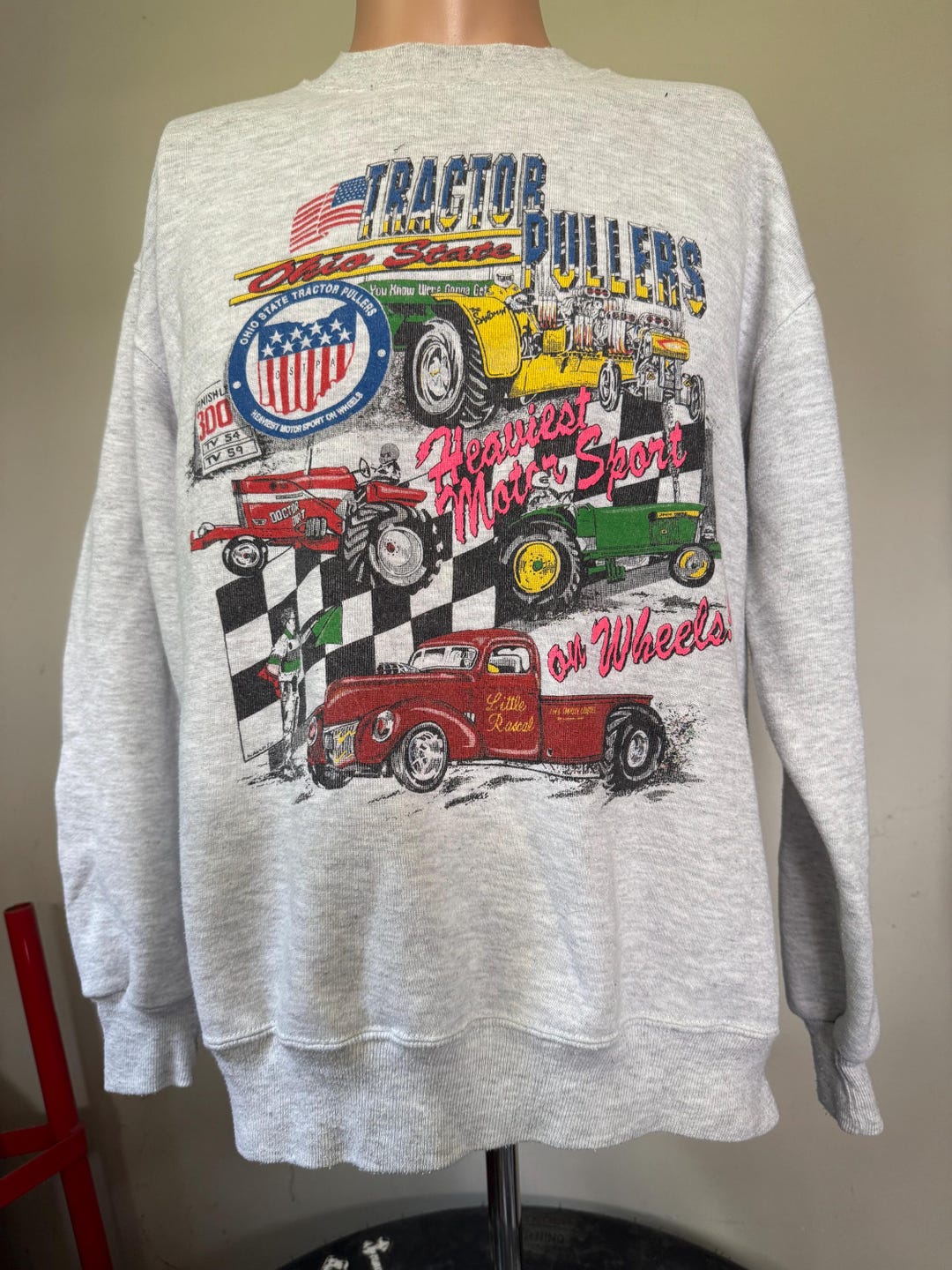 Vintage Ohio State Tractor Pullers Crewneck Sweatshirt L 90’s - Etsy