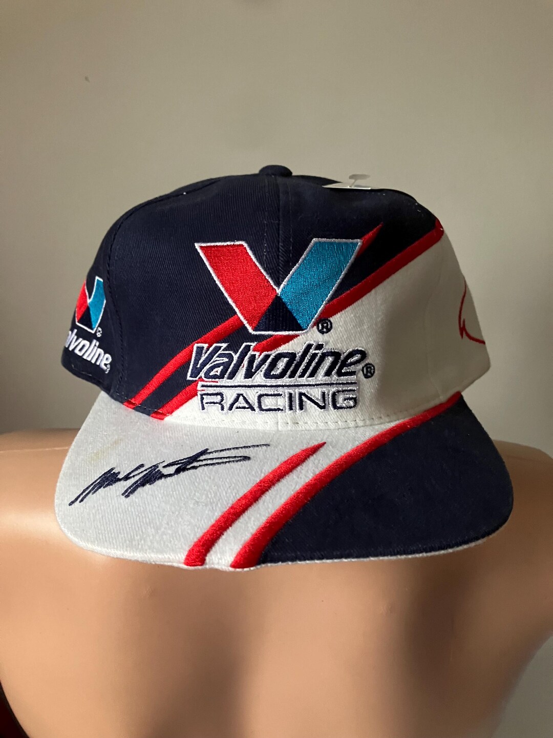 Deadstock Mark Martin Valvoline Snapback Hat 90’s - Etsy