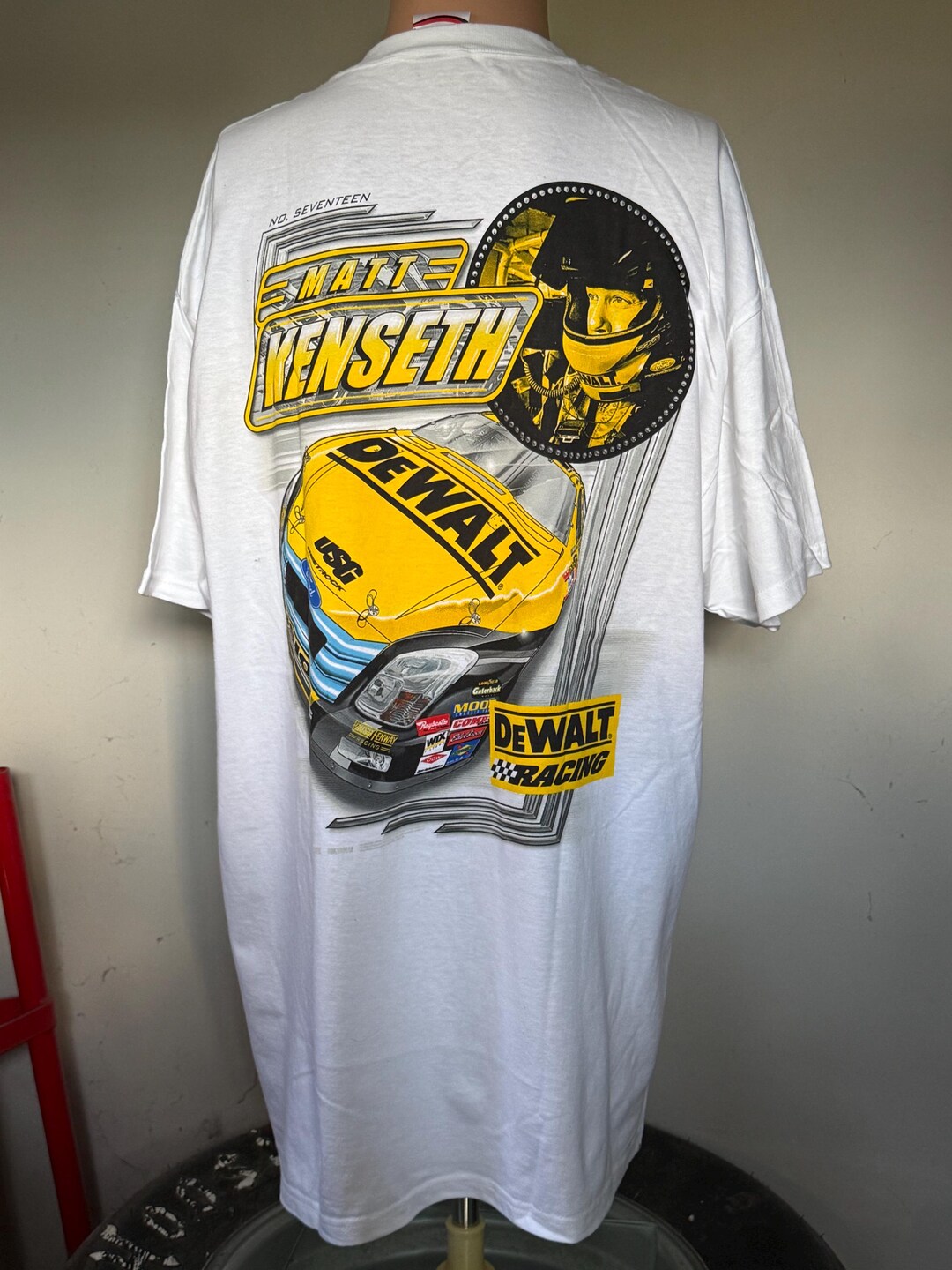 Deadstock Matt Kenseth Dewalt Ford T-shirt XL 2000s - Etsy