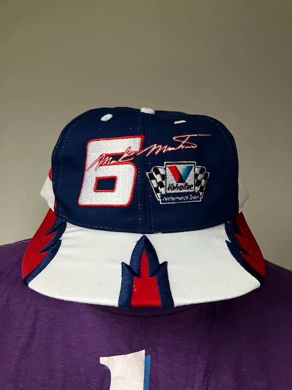 Mark Martin Valvoline Flames Snapback Hat 90’s - Gem