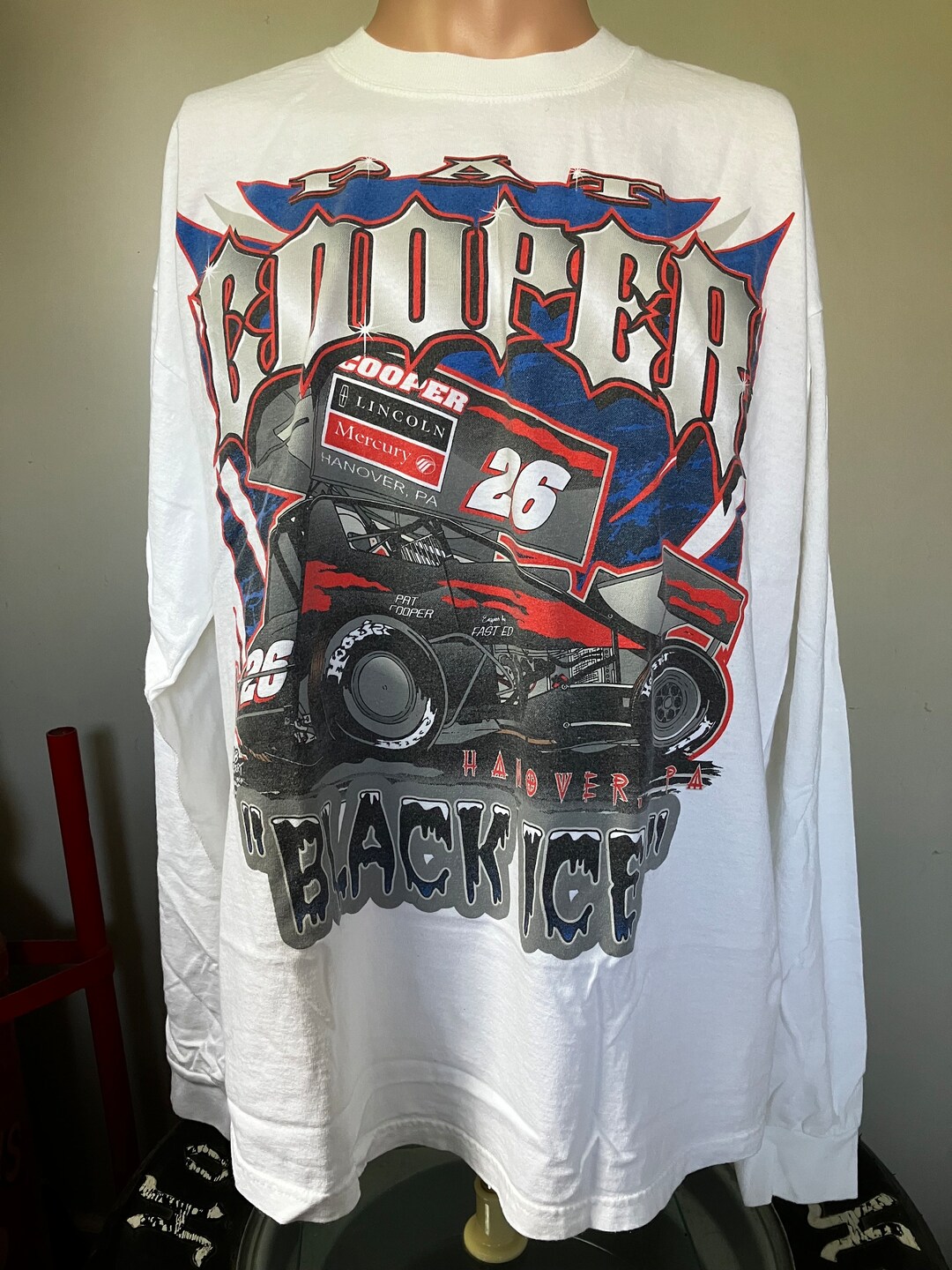 Pat Cooper Black Ice Sprint Car Longsleeve T-shirt XL 2000s - Etsy