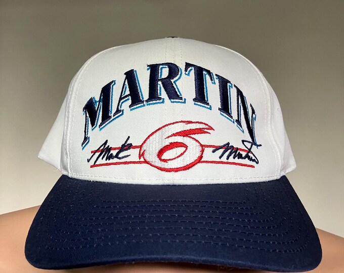 Vintage Mark Martin Valvoline Racing Spellout Snapback Hat 90’s - Etsy