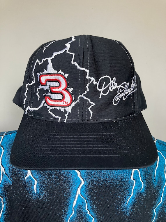 Dale Earnhardt Lightning Bolt Snapback Hat 90’s - Gem