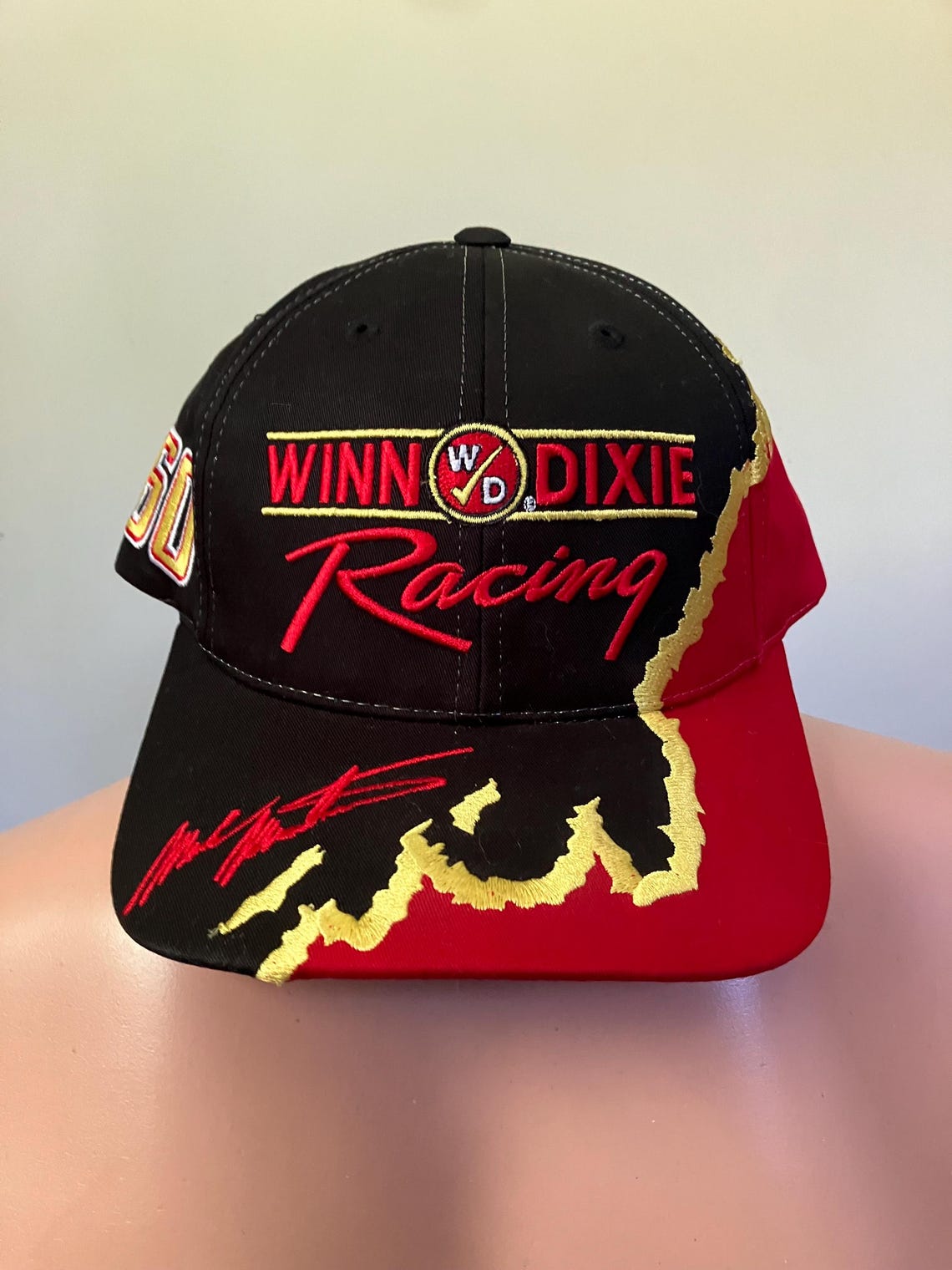 Vintage Mark Martin Winn Dixie Flames Snapback Hat 90’s - Etsy