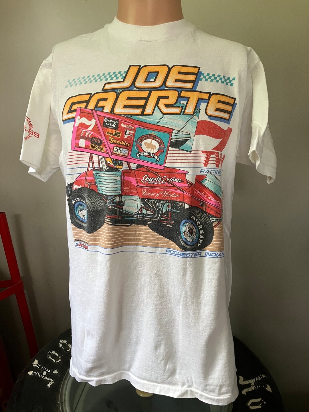 Vintage Joe Gaerte World of Outlaws ROTY T-shirt L 90s - Etsy