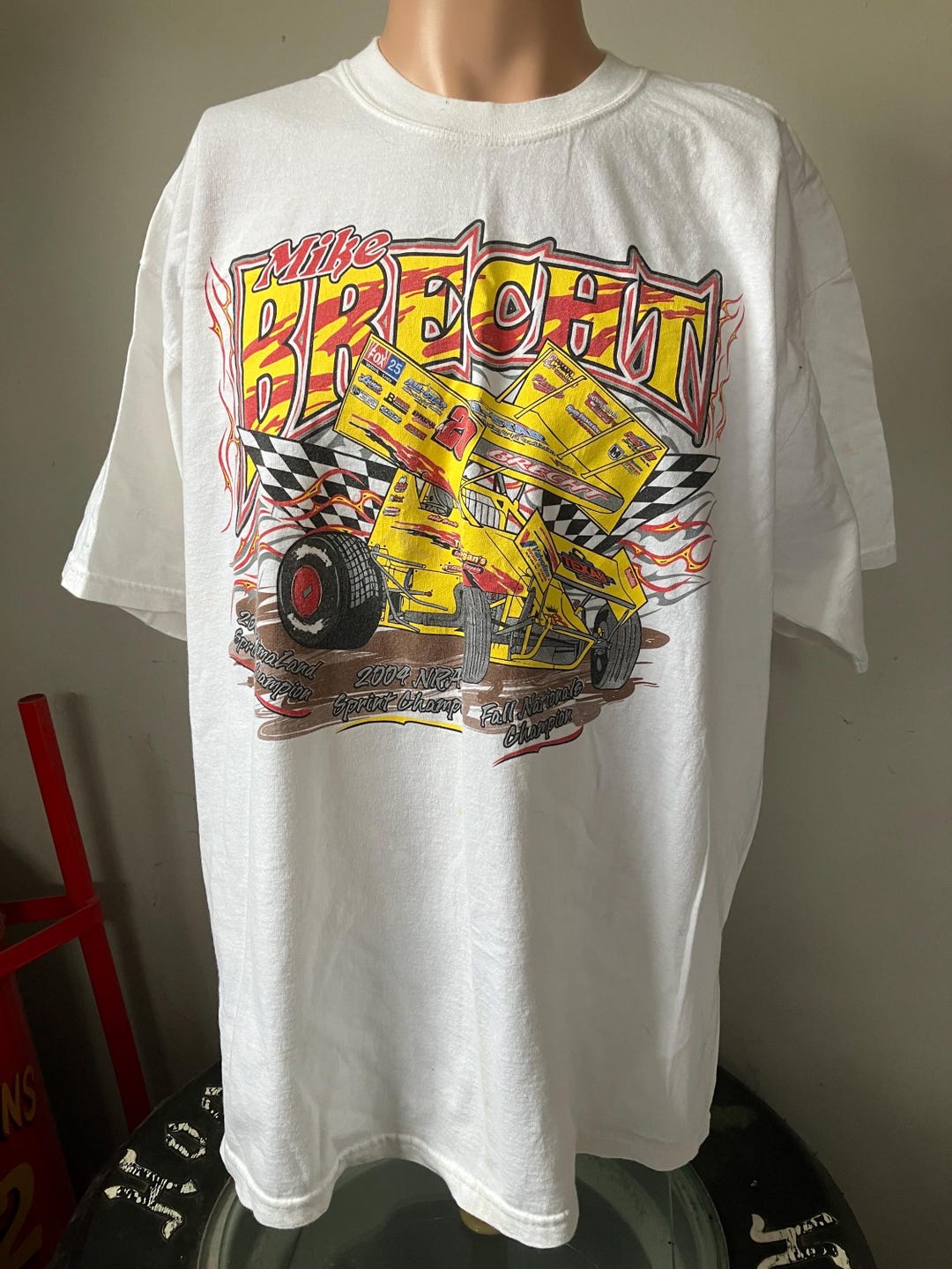 Vintage Kevin Brecht Sprint Car T-shirt XL 2000’s - Etsy
