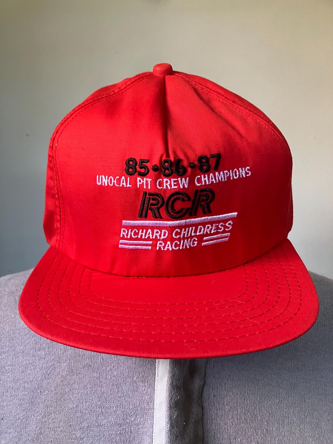 Rare Deadstock Richard Childress Racing Pit Crew Champs Hat 80’s - Etsy