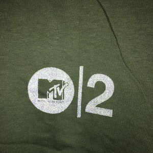 Deadstock MTV2 Reflective Logo Promo T-shirt L 90's - Etsy