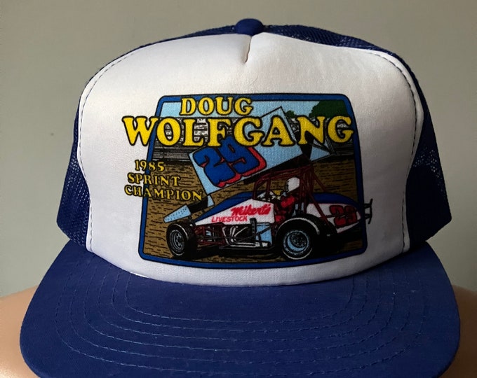 Deadstock Doug Wolfgang 1985 Sprint Champion Mesh Hat 80’s - Etsy