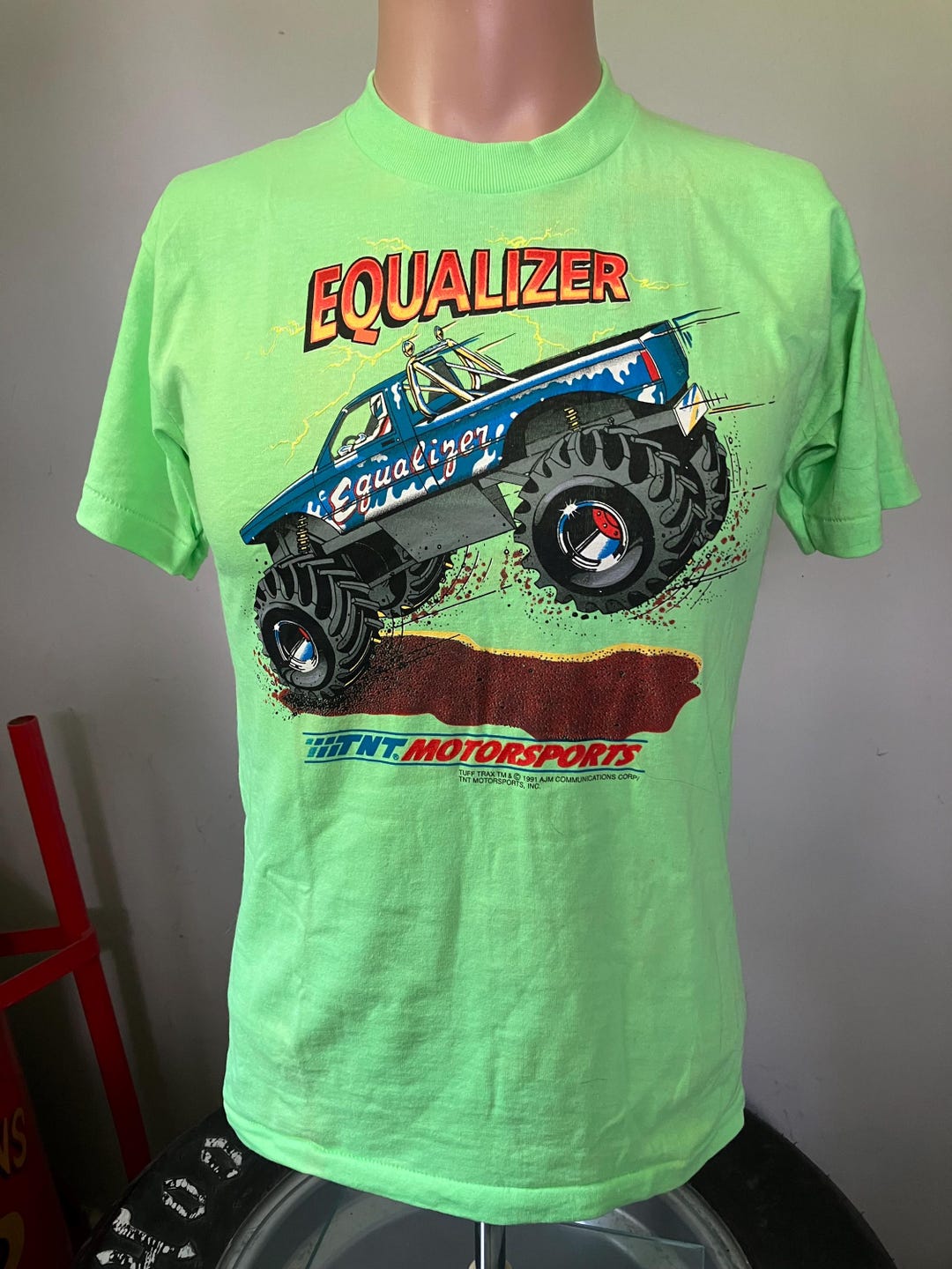 Deadstock Equalizer Tnt Monster Truck T-shirt Yl/adult S 90’s - Etsy