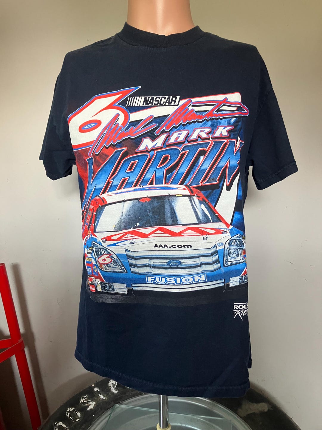 Vintage Mark Martin AAA Ford T-shirt M 2000s - Etsy