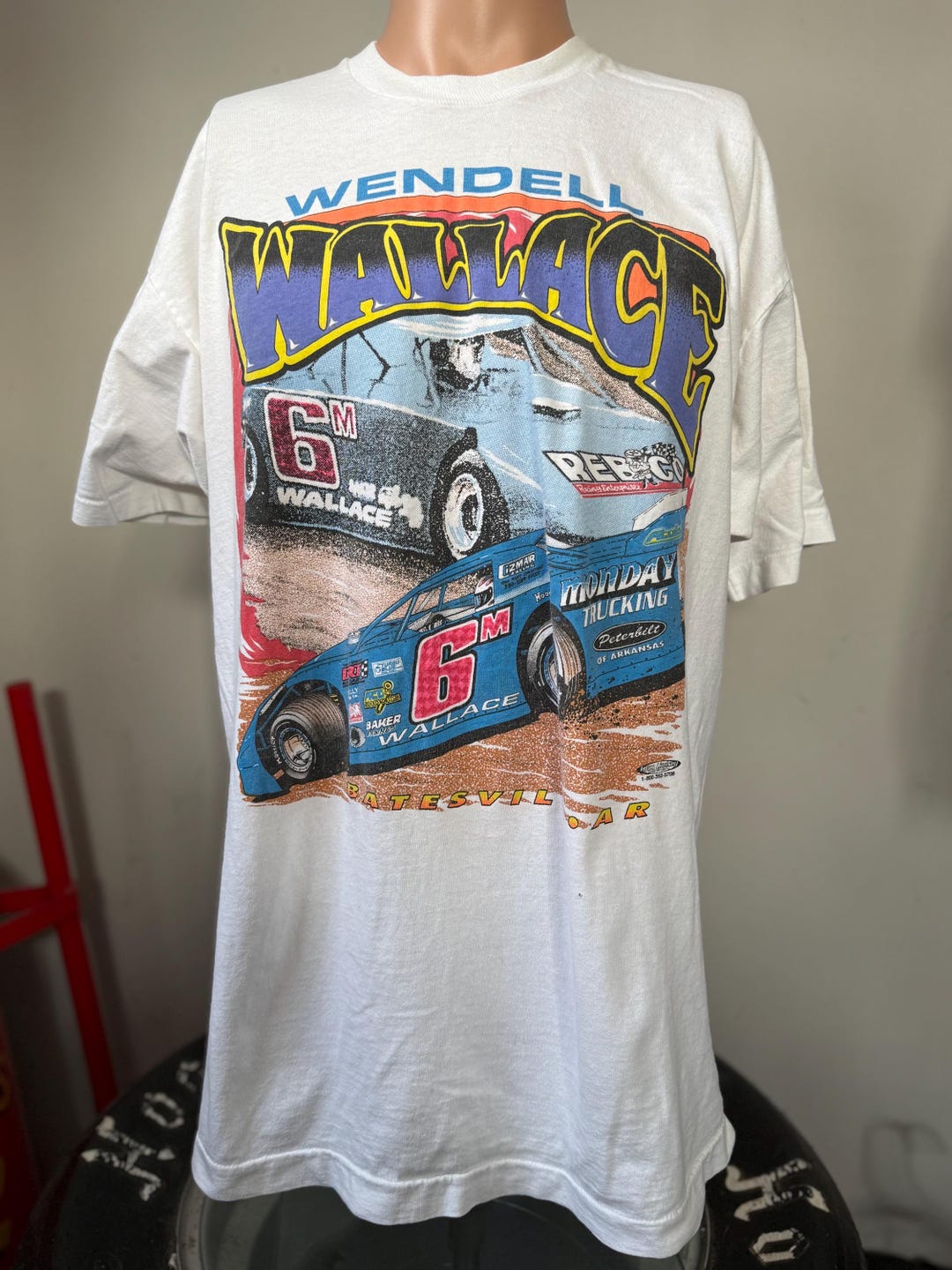 Rare Wendell Wallace Late Model T-shirt XXL 90’s - Etsy