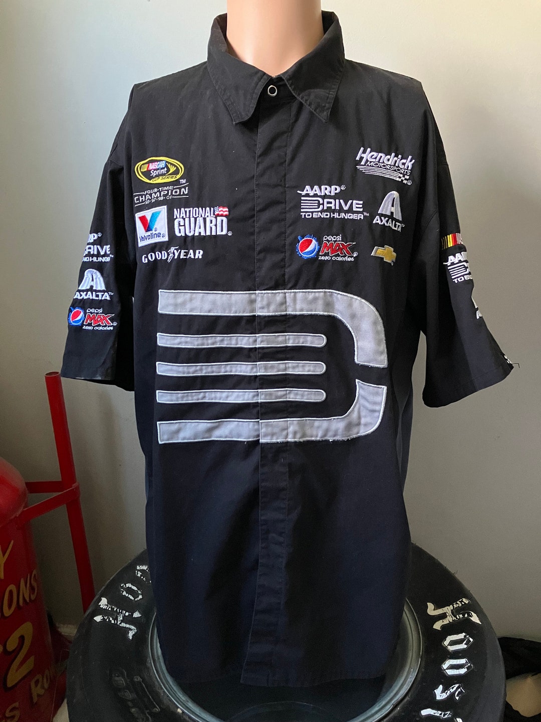 Jeff Gordon AARP Drive Technologies Replica Crew Shirt L - Etsy