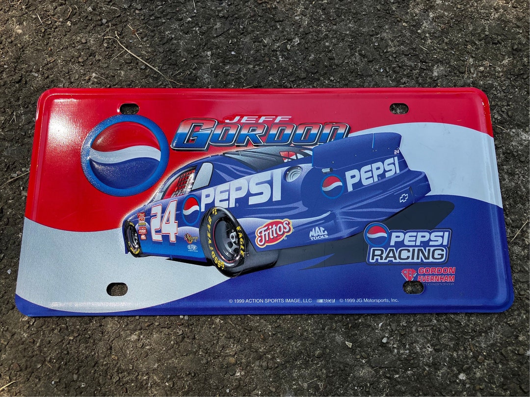 Rare Jeff Gordon Pepsi Racing License Plate 90’s - Etsy