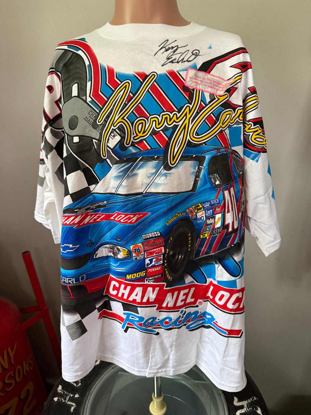 Deadstock Kerry Earnhardt Channellock Chevy All Over Print T-shirt XL ...
