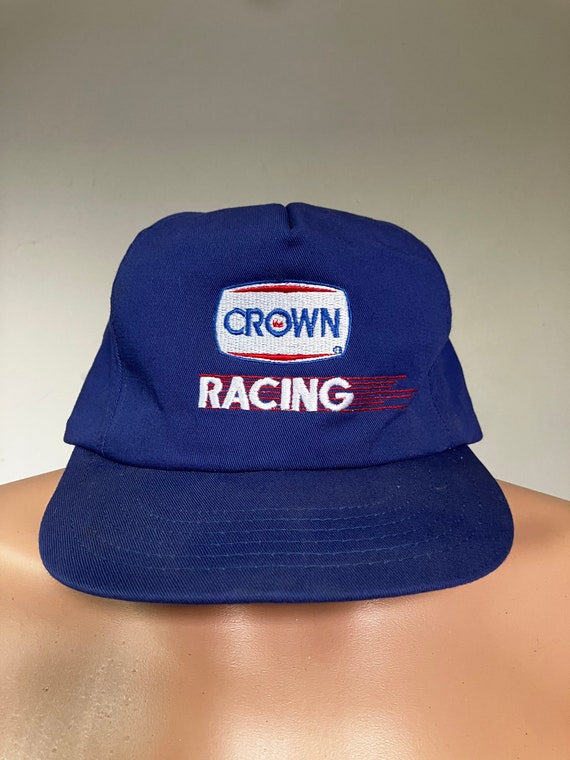 Deadstock Crown Oil Racing Snapback Hat 90’s - Gem