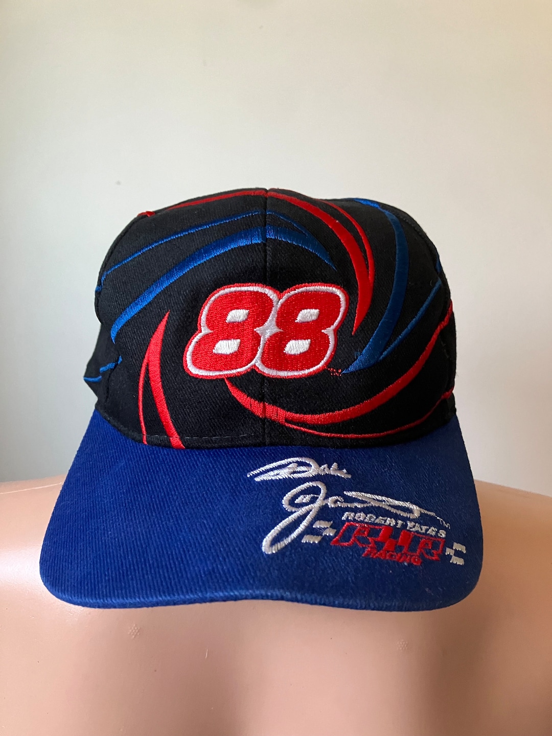 Dale Jarrett Ford Quality Care Spiral Snapback Hat 90’s - Etsy