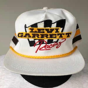 Deadstock Levi Garrett Racing Team Striped Mesh Snapback Hat 80s - Etsy
