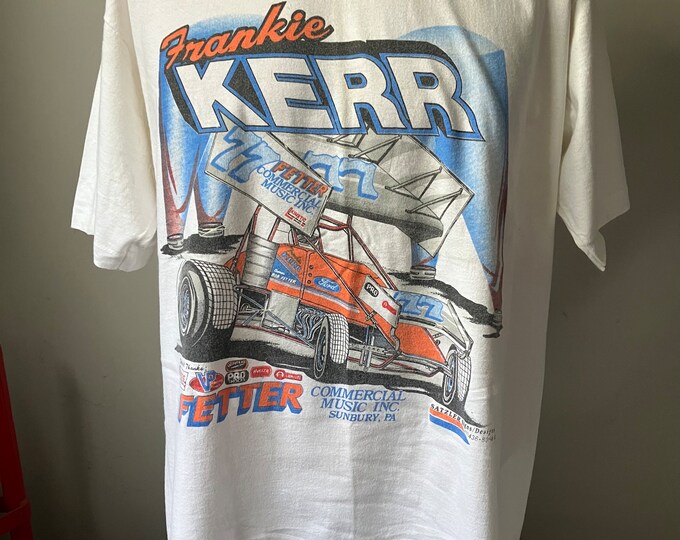 Vintage Frankie Kerr Fetter Racing Sprint Car T-shirt XL 90’s - Etsy