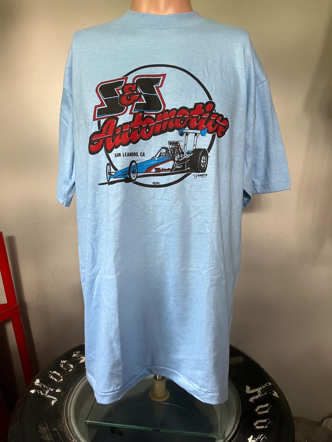 Deadstock S&S Automotive Top Alcohol Dragster T-shirt Xl 80s - Etsy