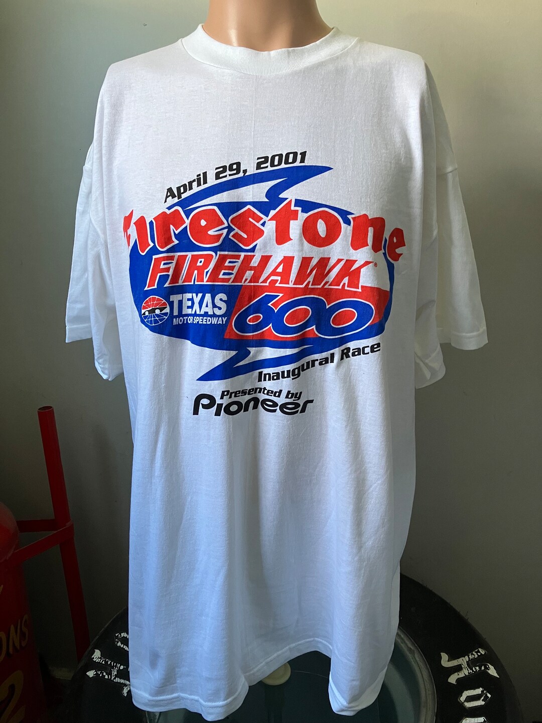 Deadstock TMS 2001 Firestone Firehawk 600 Inaugural Race T-shirt XL - Etsy