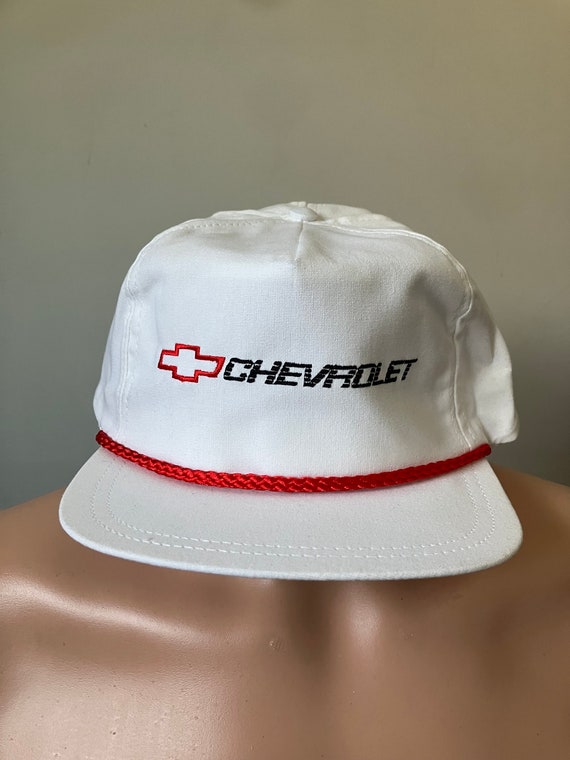Deadstock Chevy Chevrolet Logo Strapback Hat 80’s - Gem