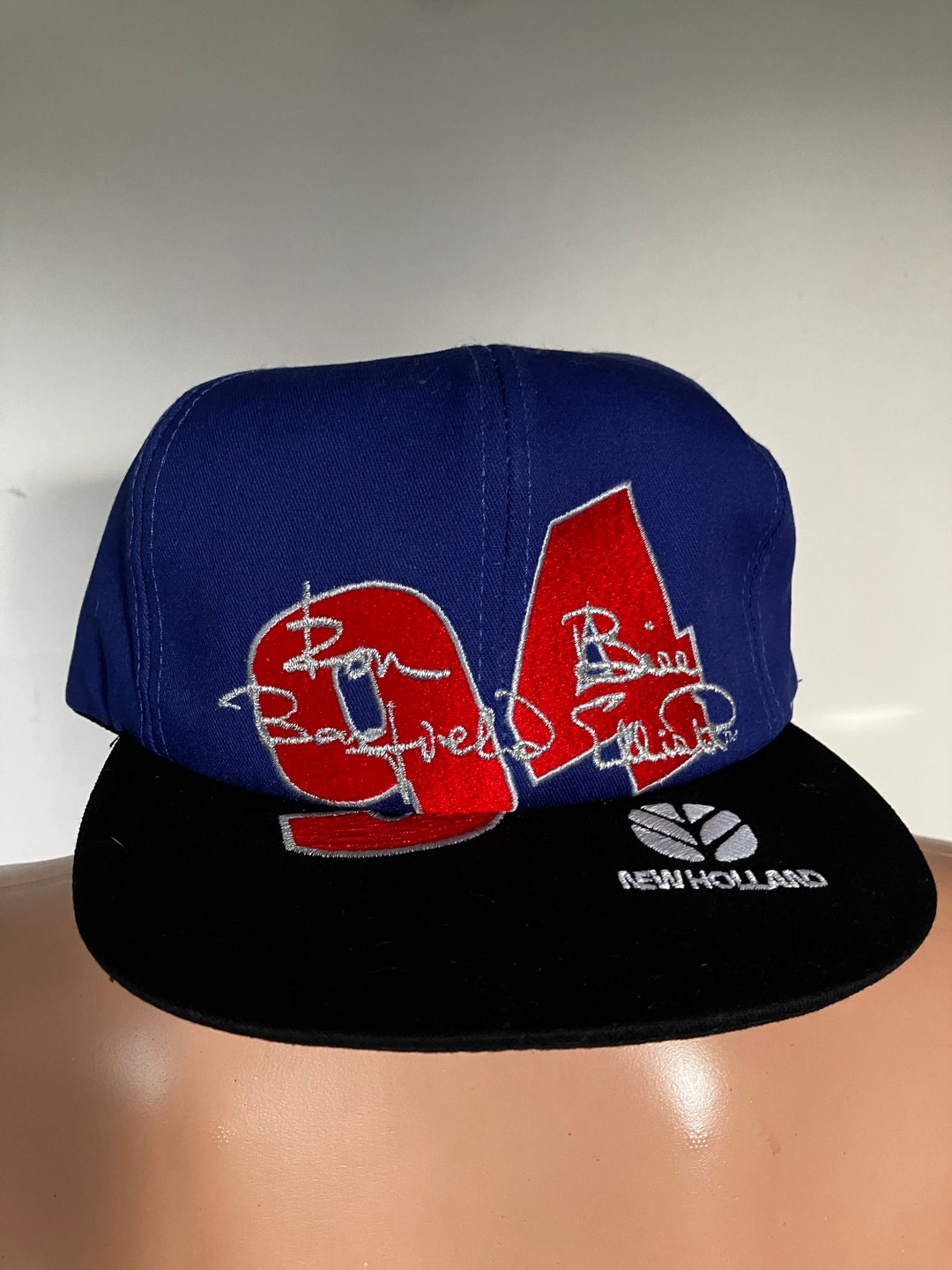 Ron Barfield Bill Elliott New Holland Racing Snapback Hat 90’s - Etsy