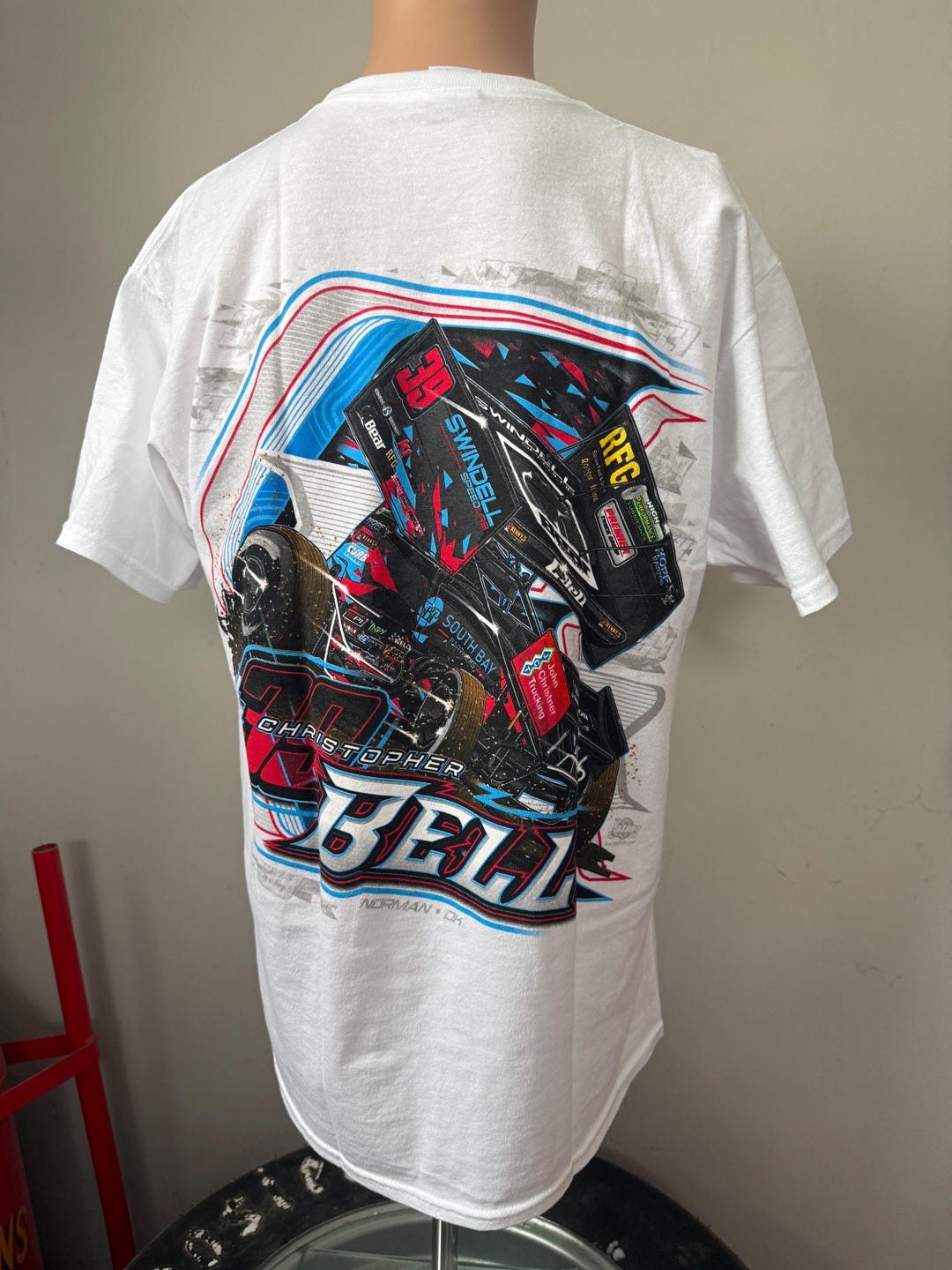 Christopher Bell Swindell Racing Sprint Car T-shirt L - Etsy