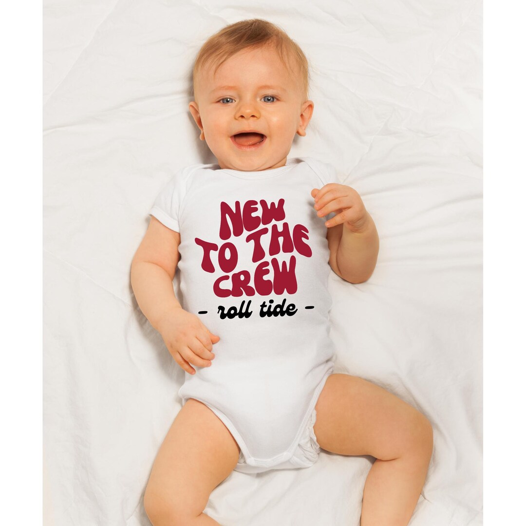 Retro Newborn Alabama Onesie Bodysuit // New Baby Gift // Roll Tide ...