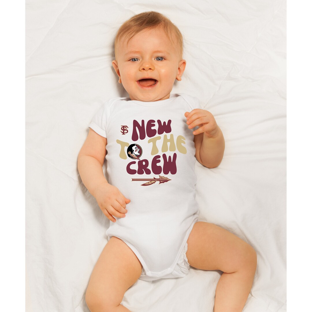 Retro Newborn Florida State Onesie® Bodysuit // New Baby Gift // Garnet ...