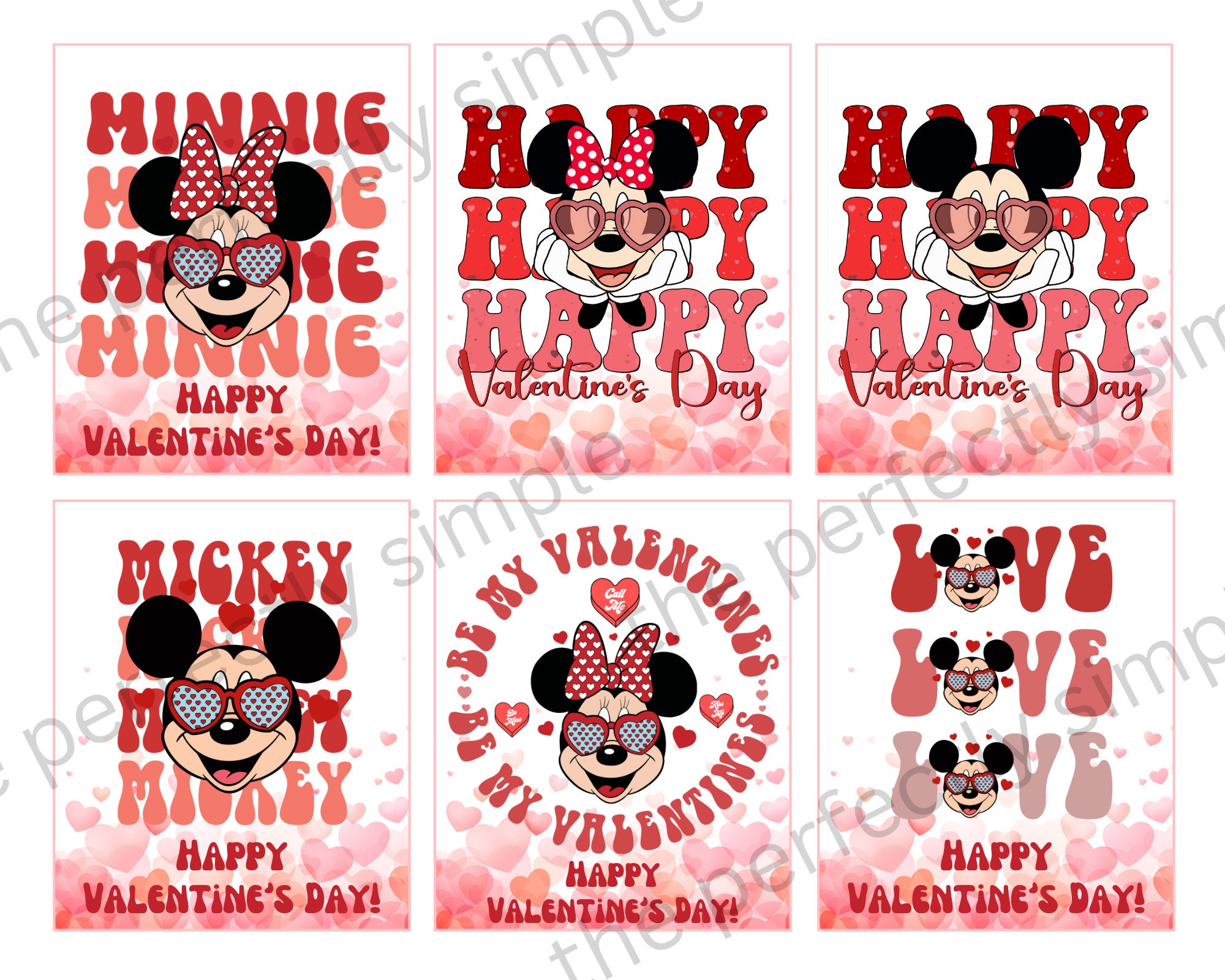 Mouse Printable Valentine's Day Cards // Classroom Valentine's Day ...