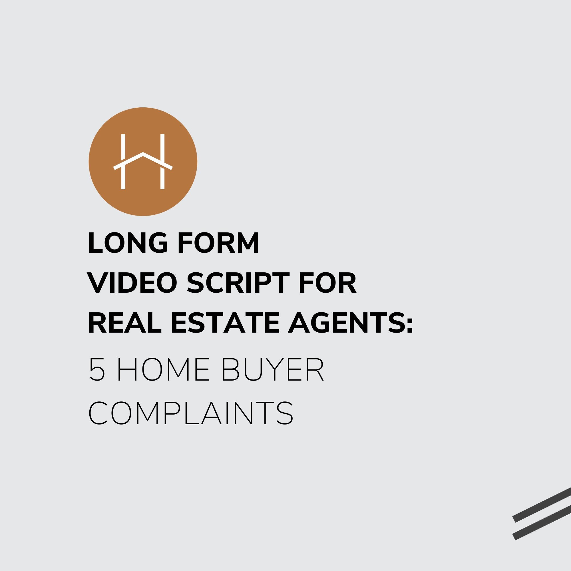 FIVE Long Form Video Scripts for Real Estate Agents Paper Stationery ...