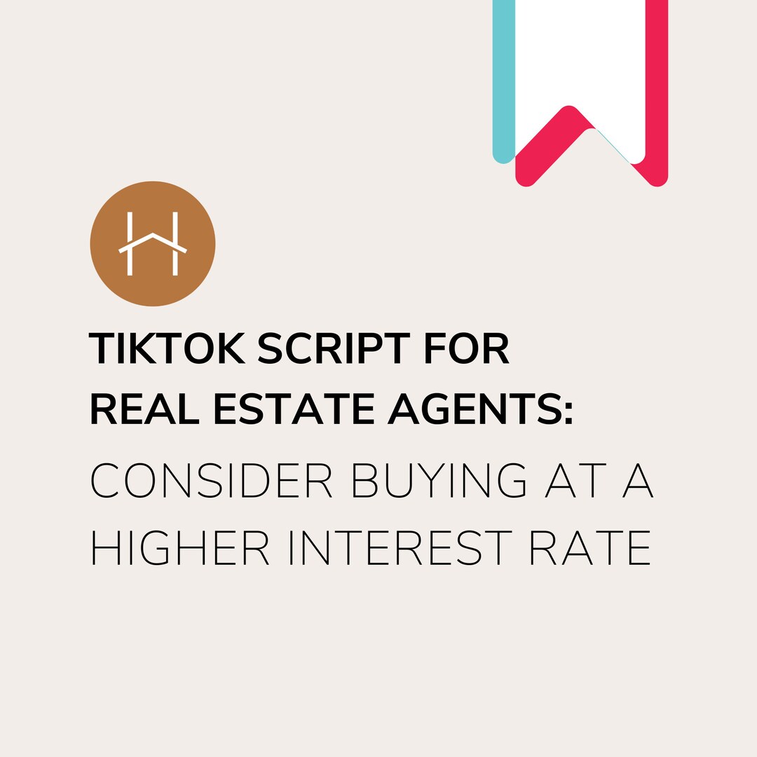 Tiktok / Instagram Reels Script for Real Estate Agents: Consider Buying ...