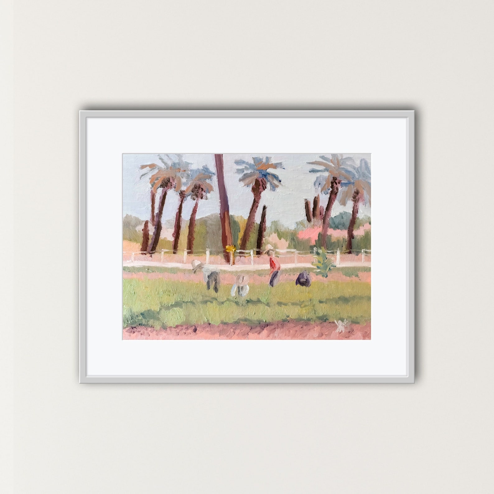 Printable Workers in the Field Oil Painting Print, Digital Download ...